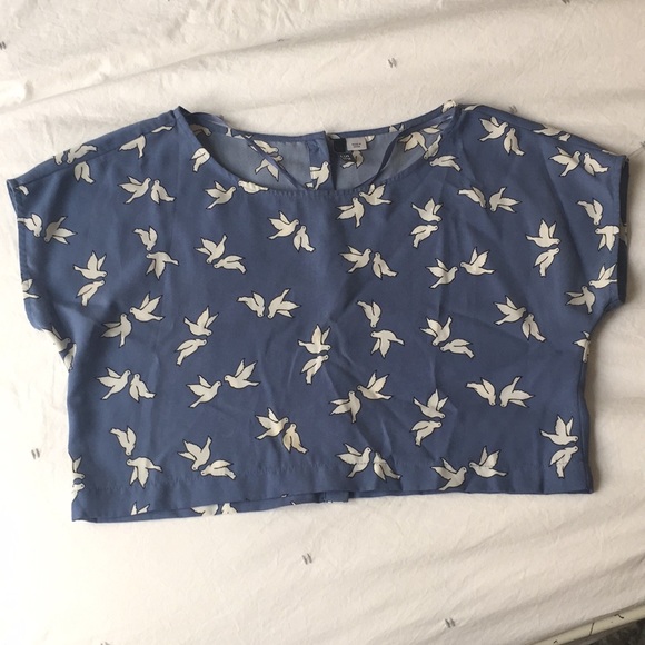 H&M | Tops | Dove Crop Top | Poshmark